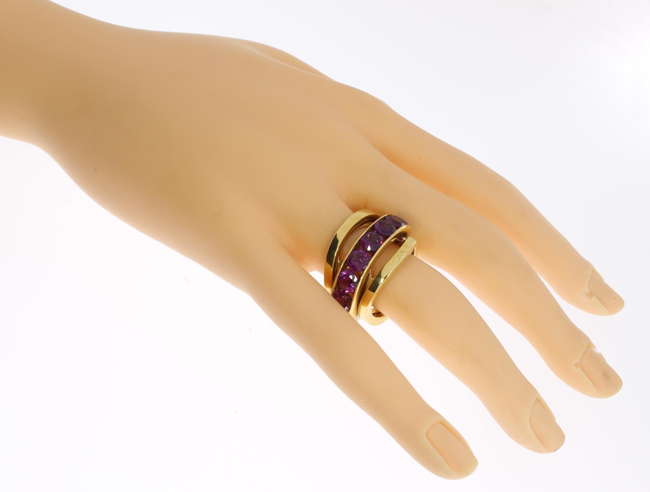 Mattioli Tourmaline 18 Carat Gold Ring For Sale at 1stDibs
