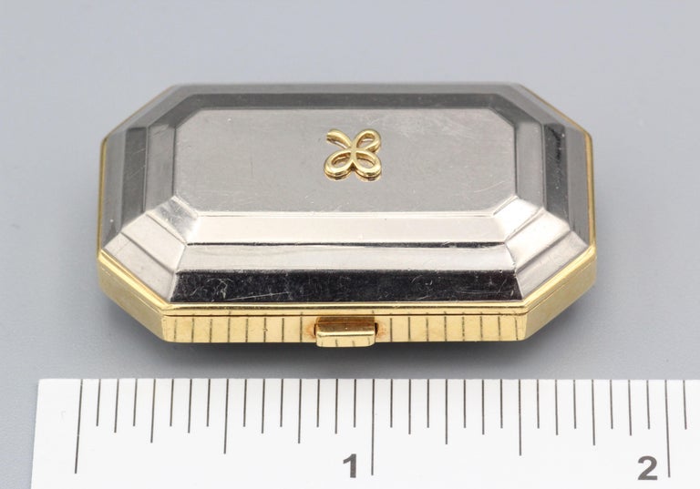 Mauboussin 18k White and Yellow Gold pill box Clover Pill Box For Sale ...