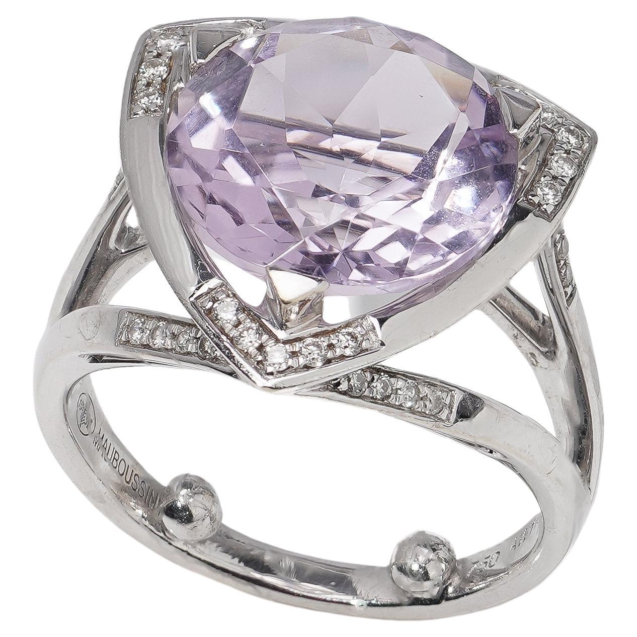 Mauboussin 18 Karat Gold Rock Quartz Ring at 1stDibs