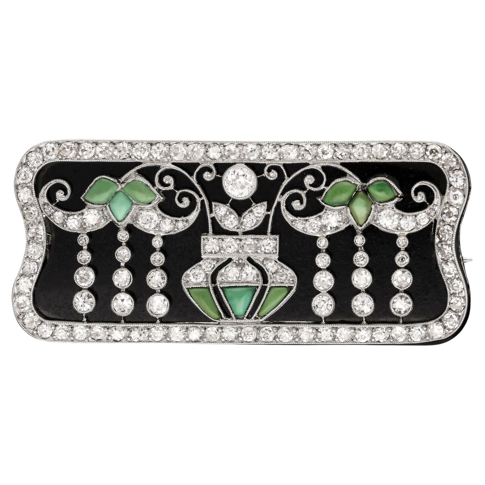 Lacloche Freres Important Art Deco Chinoiserie Desk Clock at 1stDibs