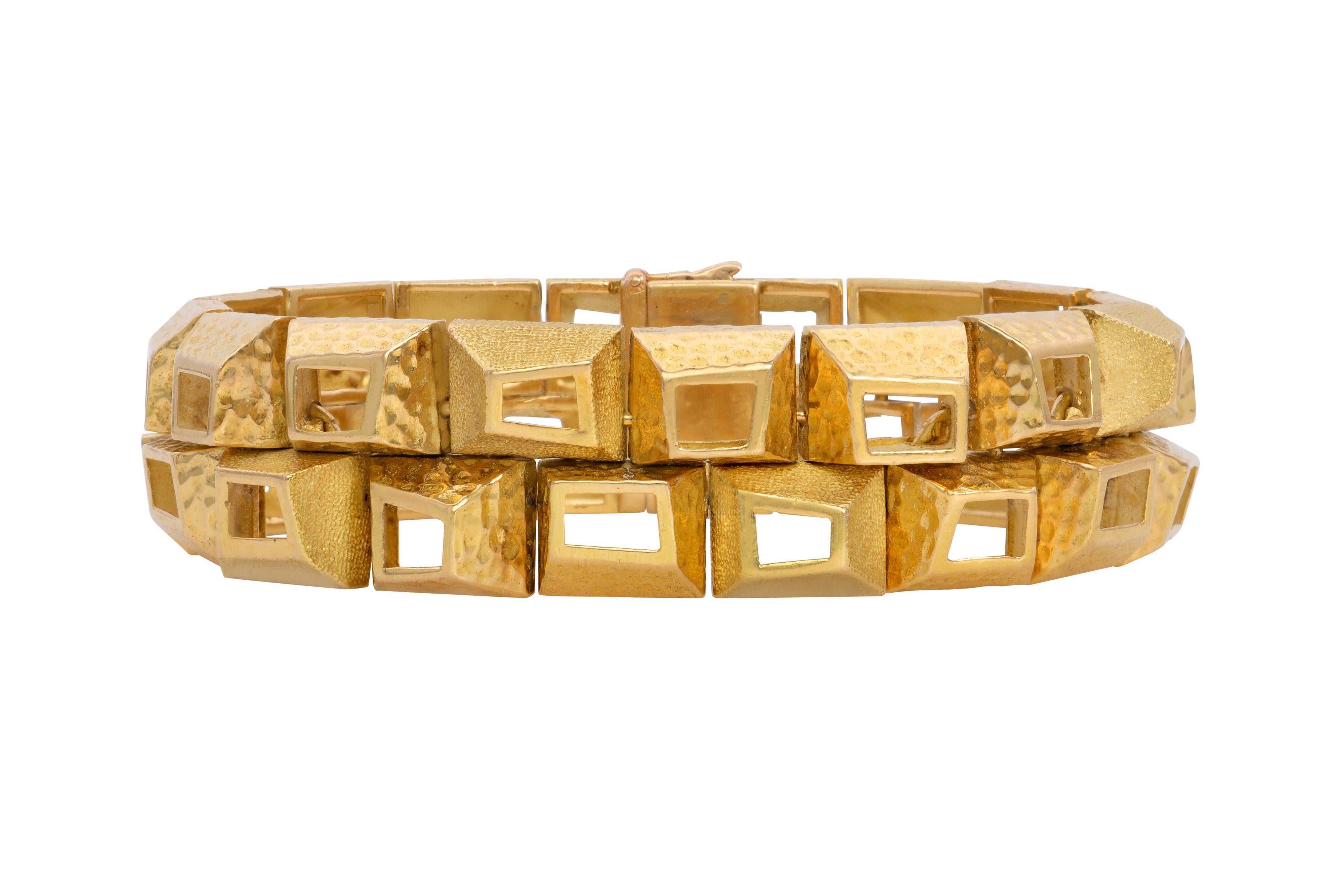 Mauboussin by Georges L'enfant 18 Karat Yellow Gold Link Bracelet For ...