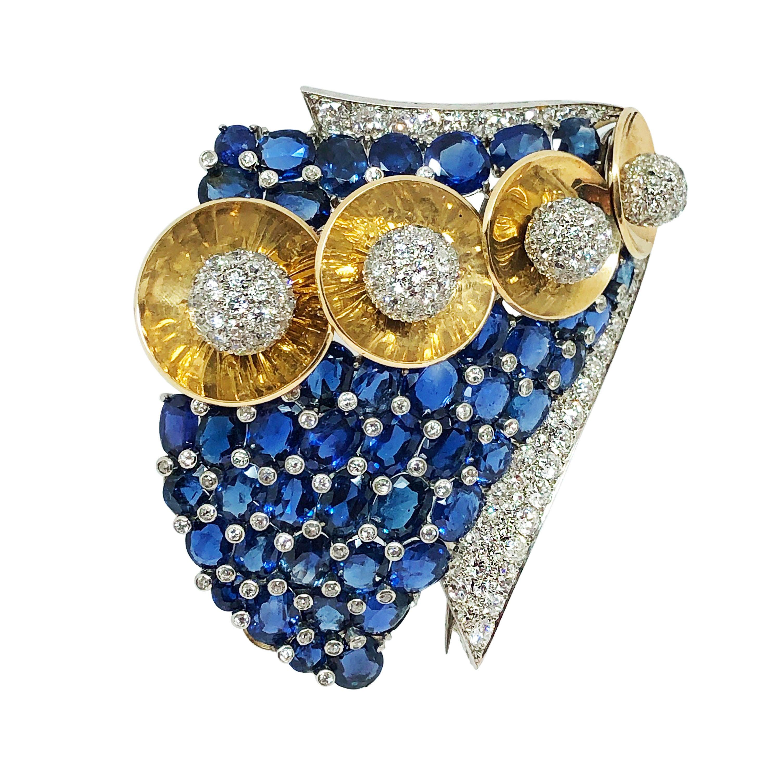 Trabert and Hoeffer /mauboussin Brooch at 1stDibs