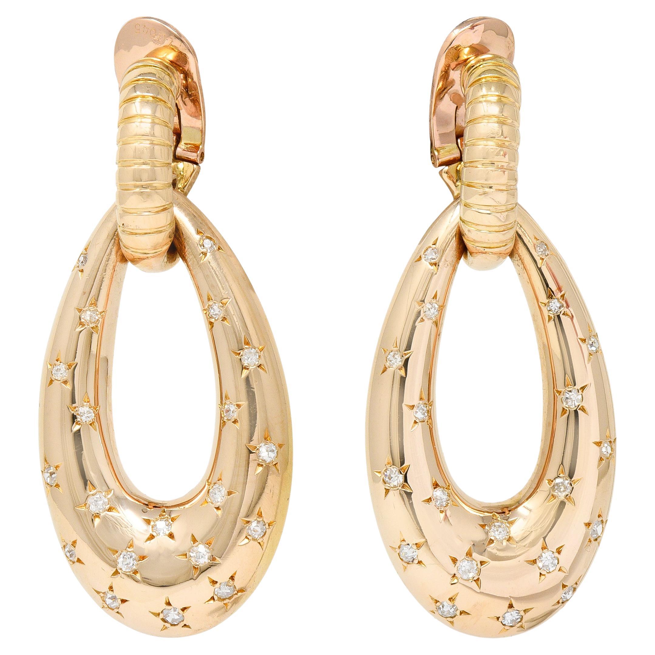 Mauboussin Paris Retro 1 10 Carats Diamond 18 Karat Rose Gold Star