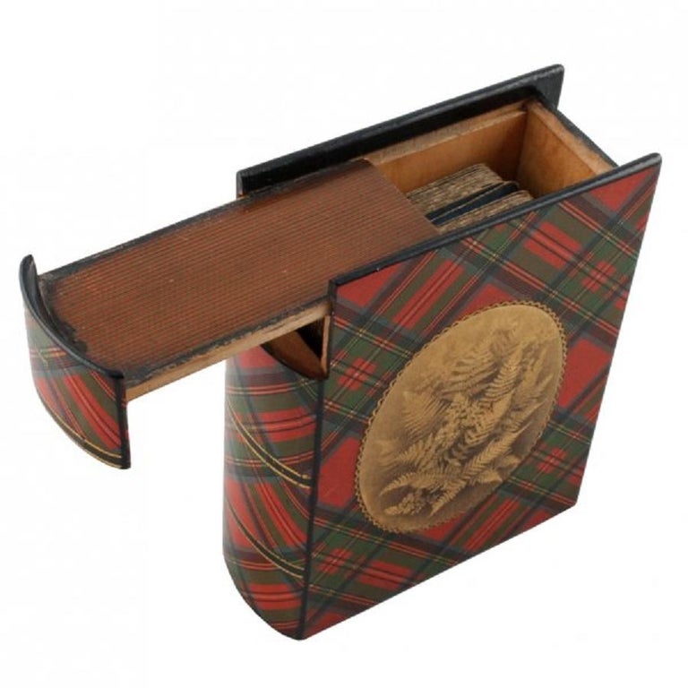 Mauchline Ware Card Box, 19th Century For Sale at 1stDibs | mauchline ...