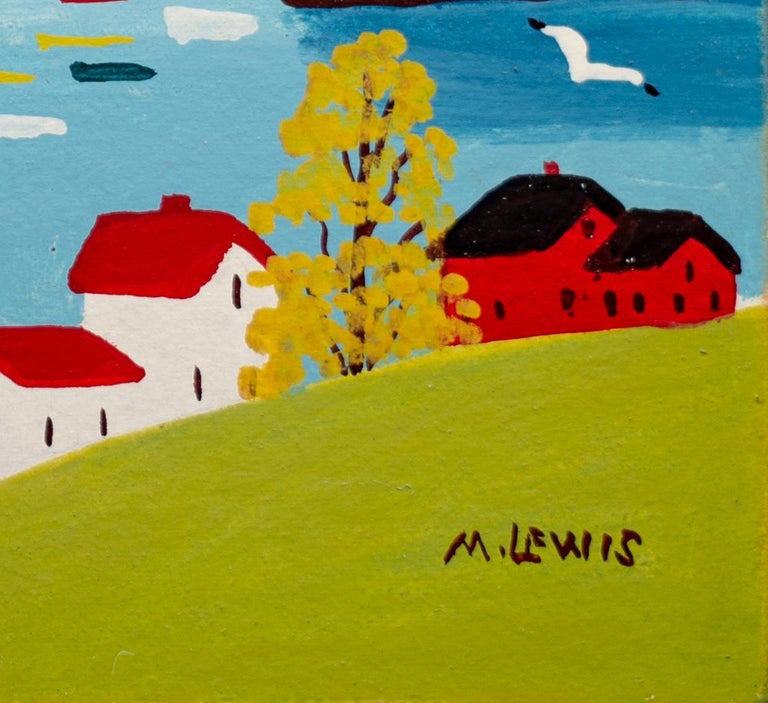 Maud Lewis - Sandy Cove with Eight Boats at 1stDibs