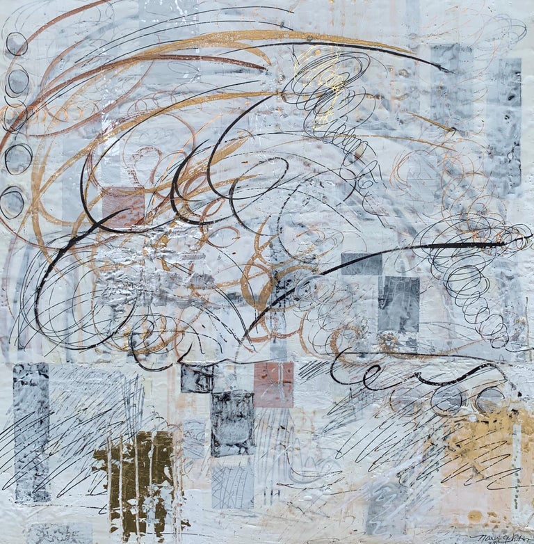 Maureen Naughton - Off On A Tangent, Maureen Naughton Framed Abstract ...