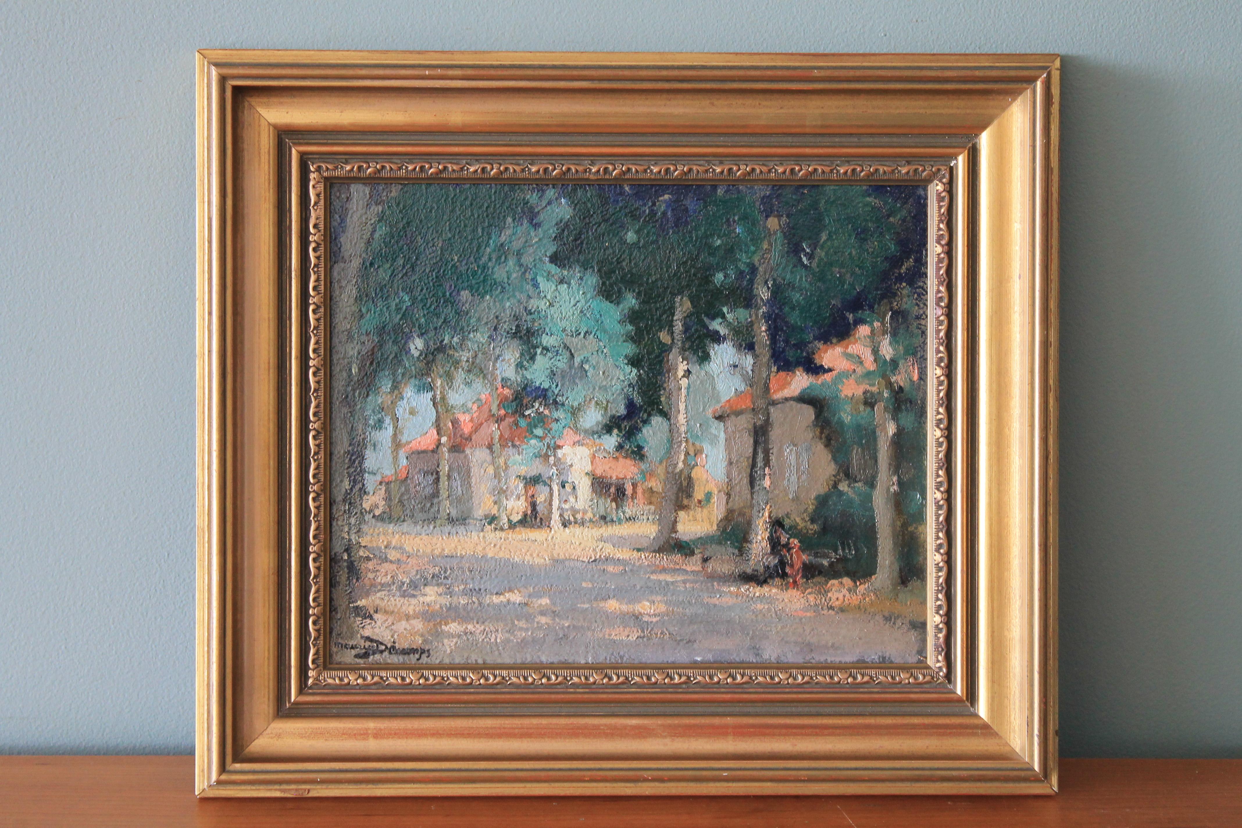 Maurice Alfred Decamps - Pintura al óleo Vintage Paisaje impresionista ...