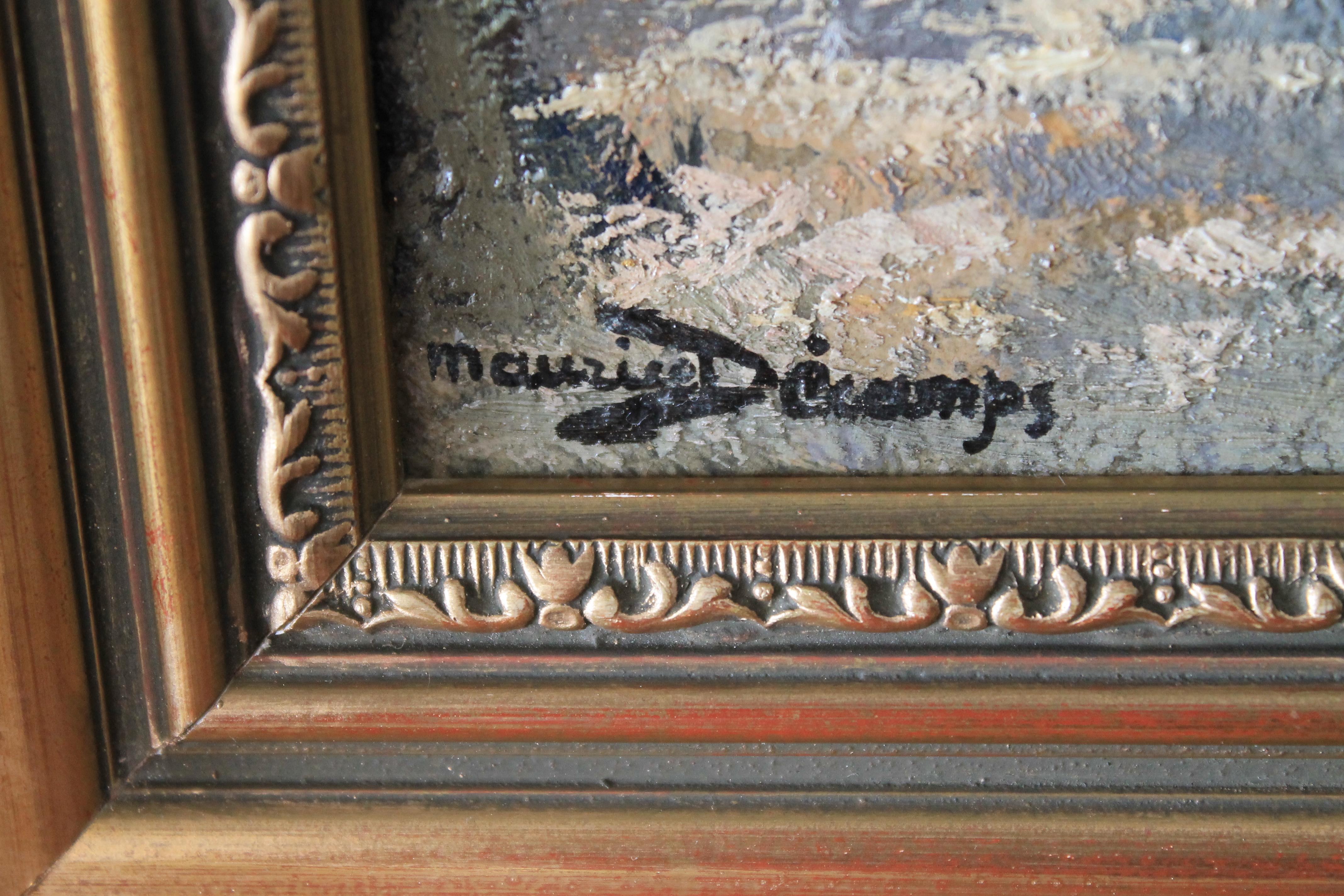 Maurice Alfred Decamps - Vintage Impressionist Landscape oil painting ...