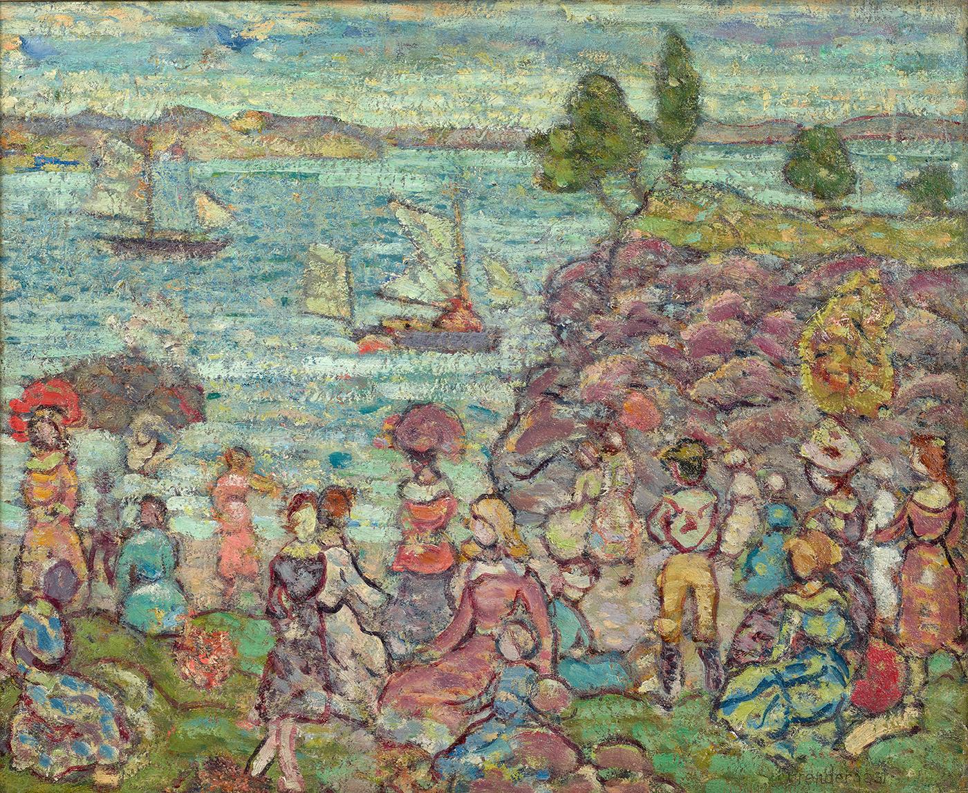 Charles Field - Original Landscape Oil Painting by Charles Field at 1stDibs