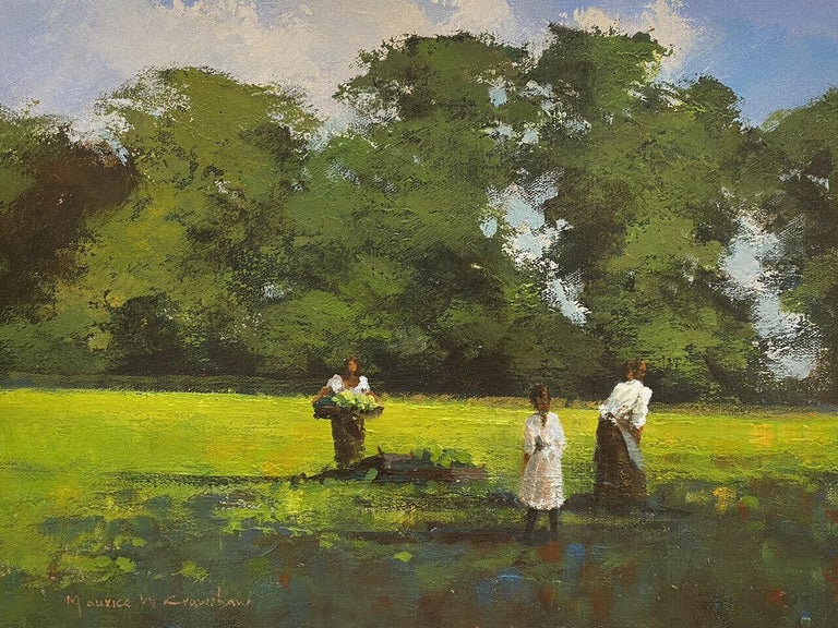 Maurice Crawshaw - Maurice Crawshaw (b.1947) Signed Impressionist Oil ...