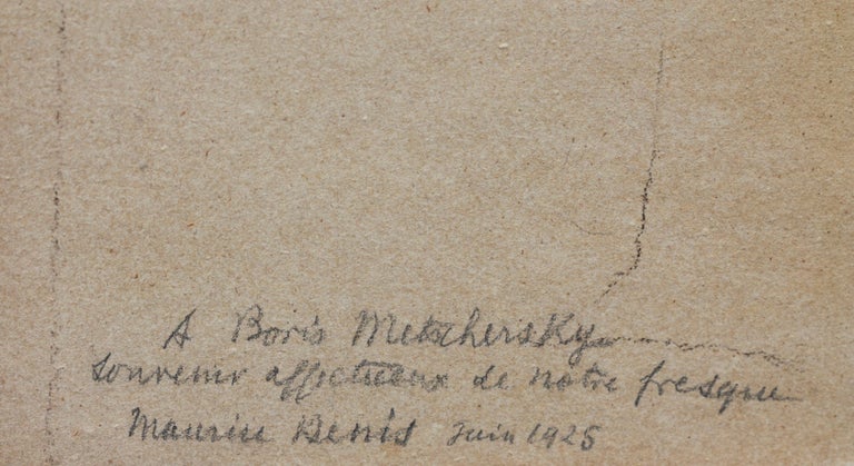 Maurice Denis Drawing Black and White Chalk/Paper For Sale at 1stDibs