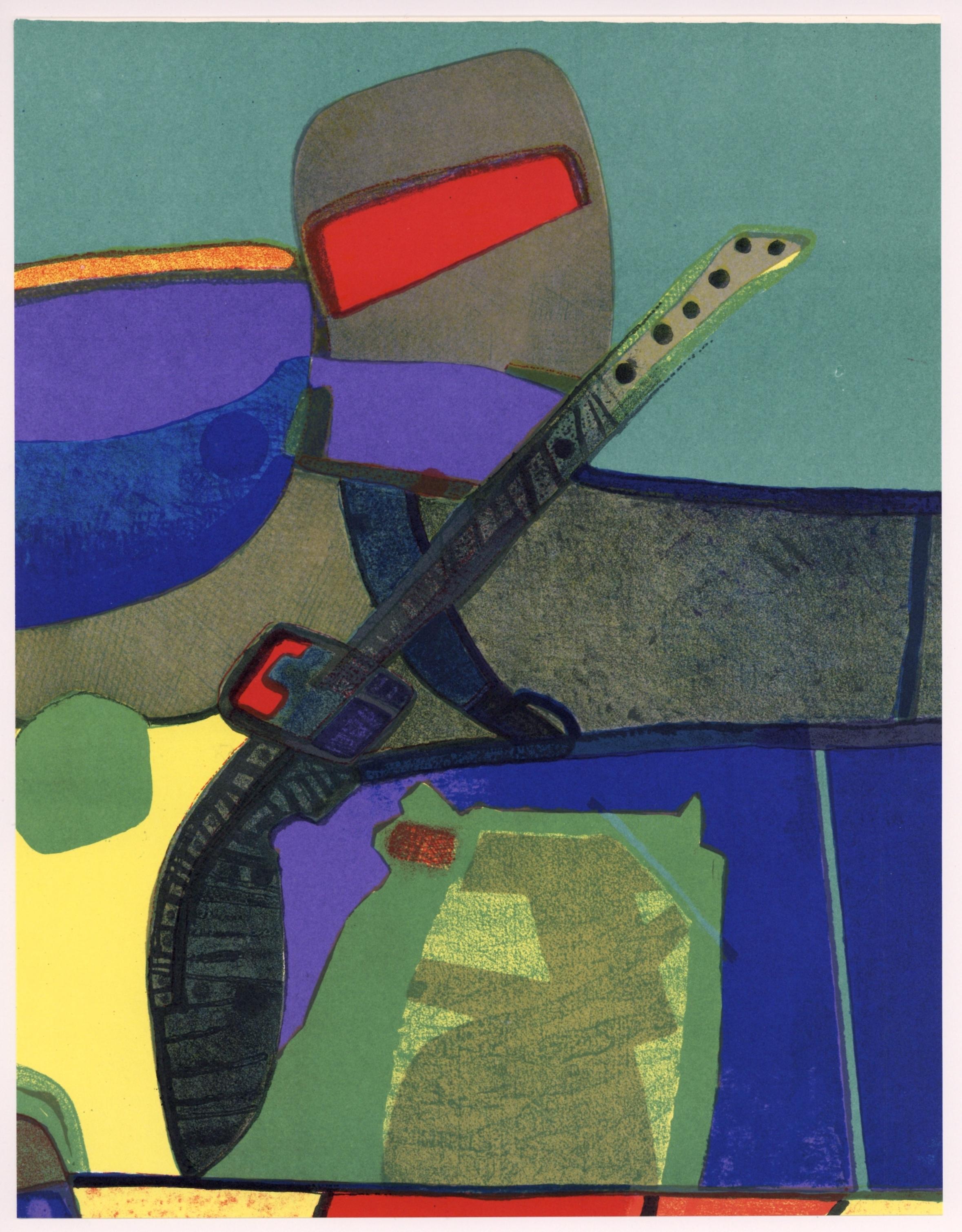 Maurice Estève - "Roussadou" original lithograph For Sale at 1stDibs
