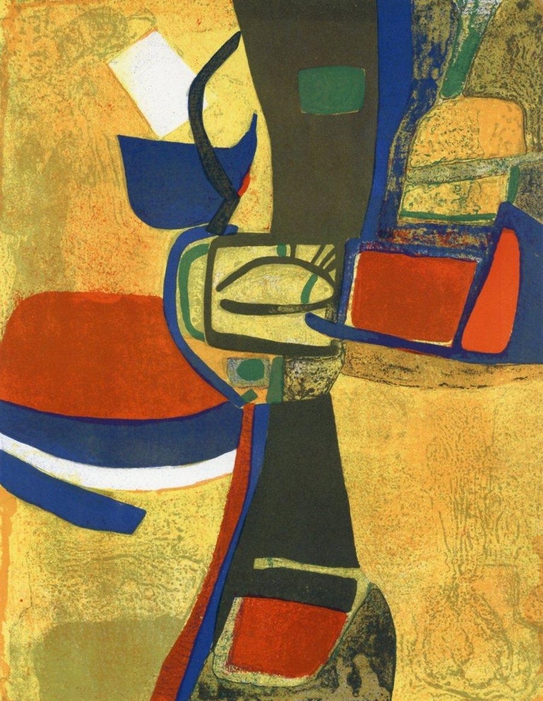 Maurice Estève - "Corne a Licou" original lithograph For Sale at 1stDibs