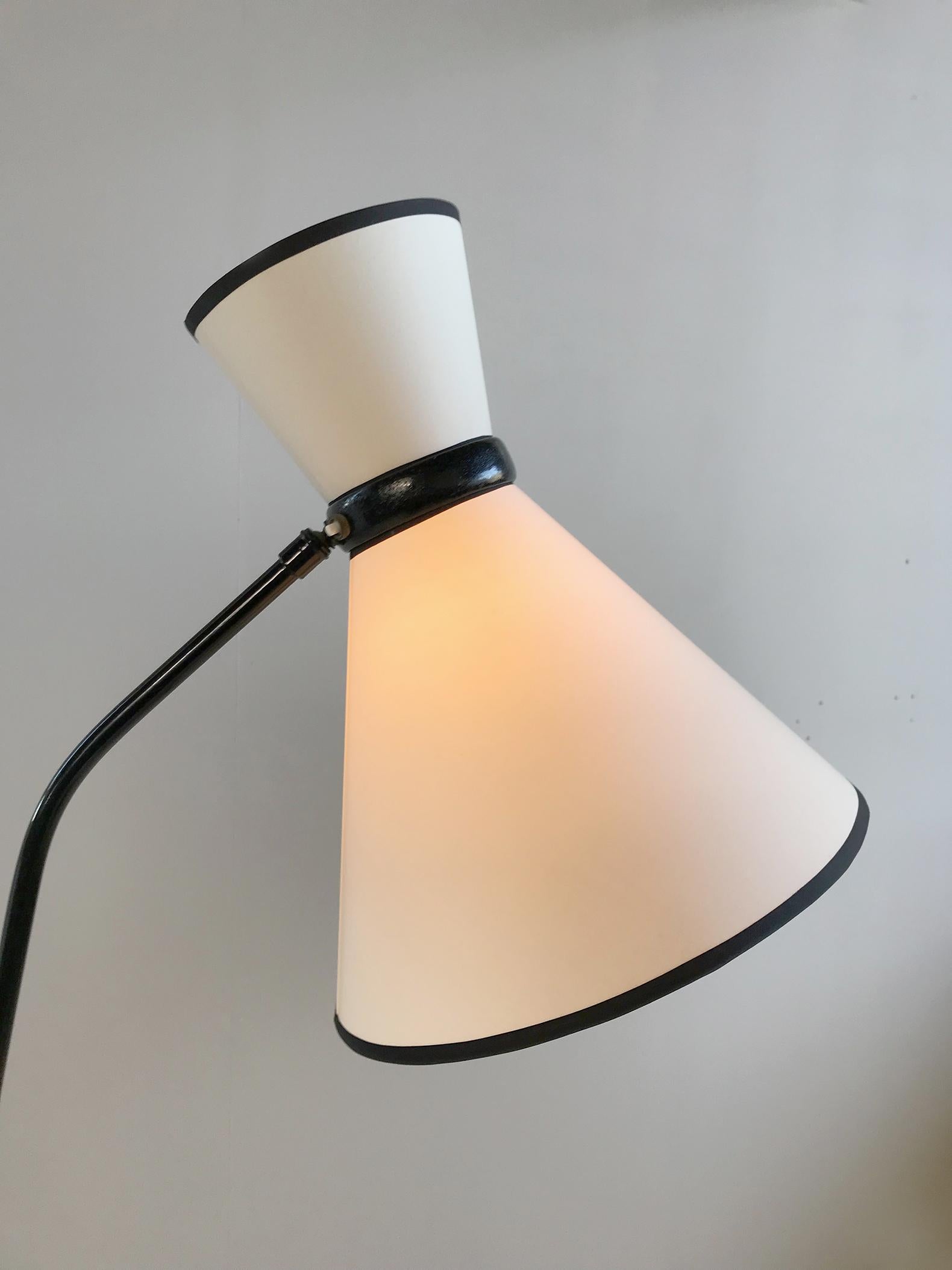 Maurice Flachet, Counterweight Floor Lamp, Guillemard Edition, Belgium ...