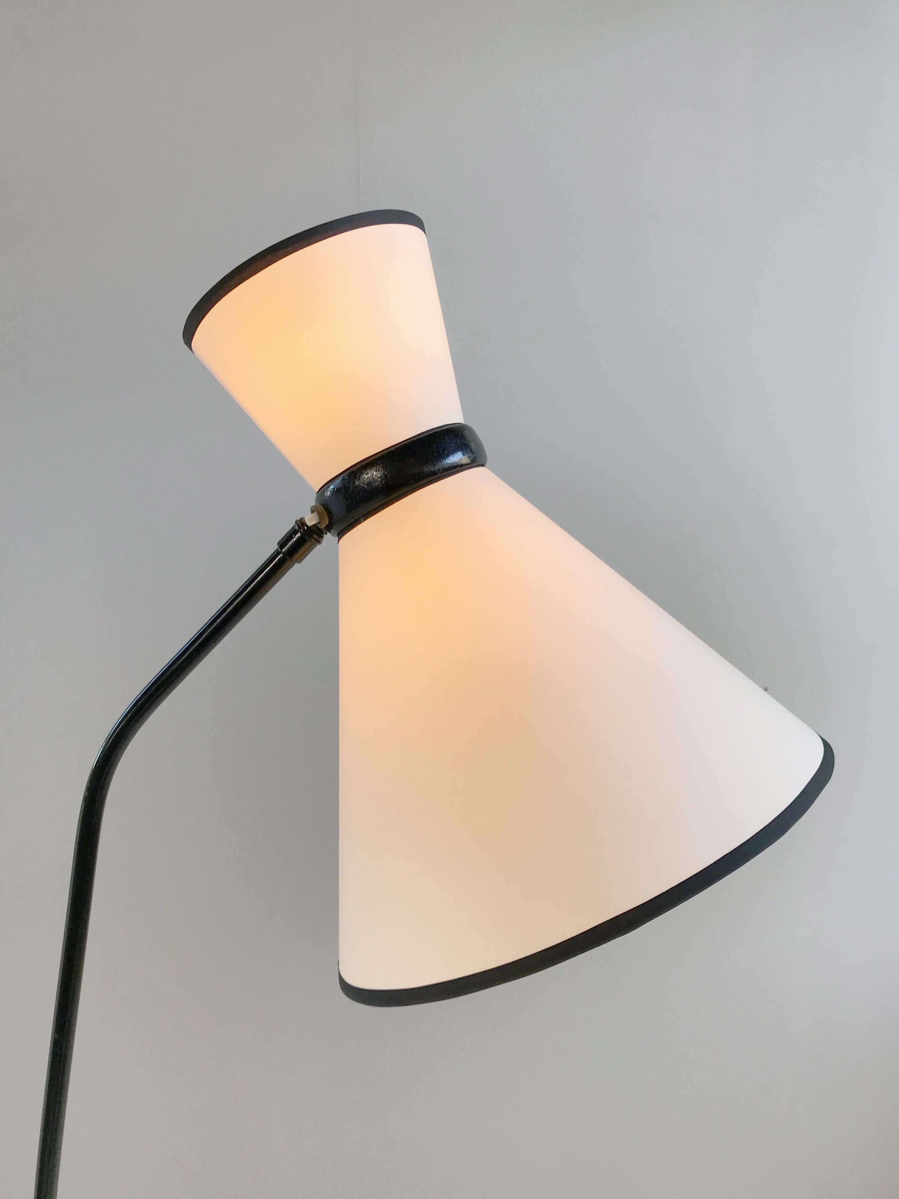 Maurice Flachet, Counterweight Floor Lamp, Guillemard Edition, Belgium ...