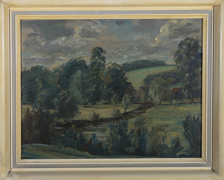 Attrib. Maurice Frederick Codner ROI (1888-1958) -Framed Oil, Green ...