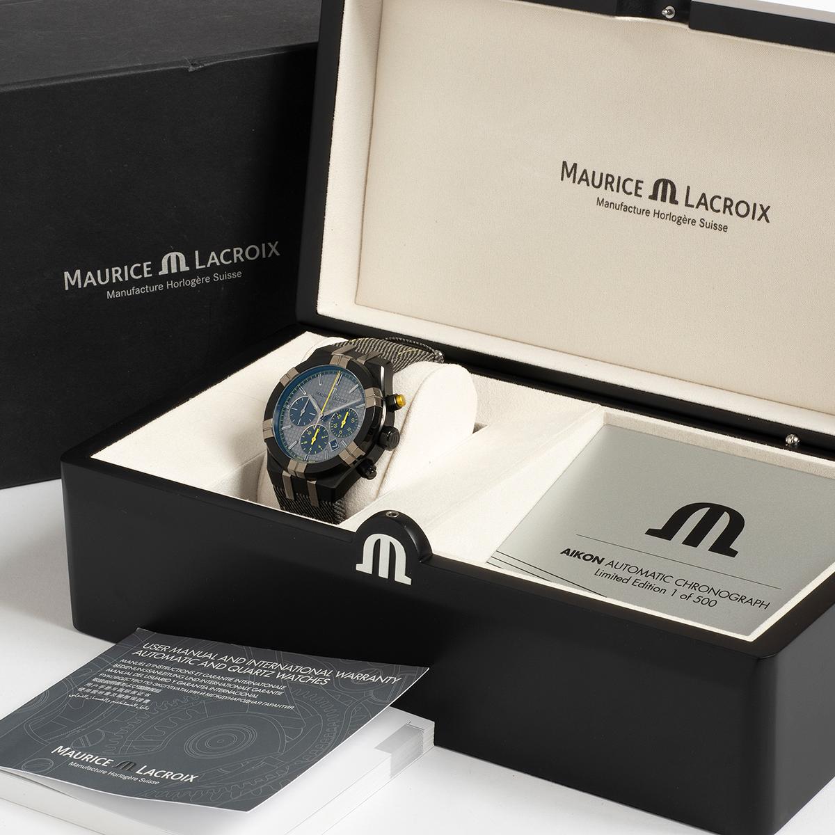 Maurice Lacroix Aikon Automatic Chronograph Limited Edition A16018 ...