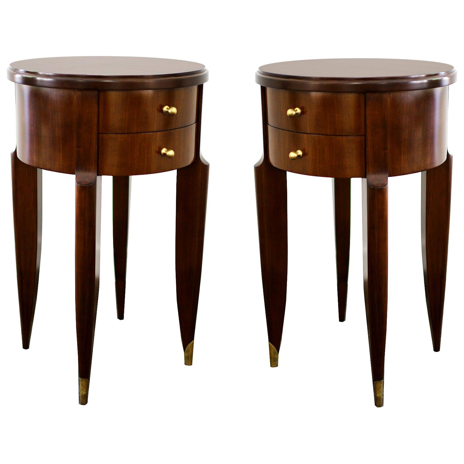 Leon Jallot Lift-Top Side Table For Sale at 1stDibs