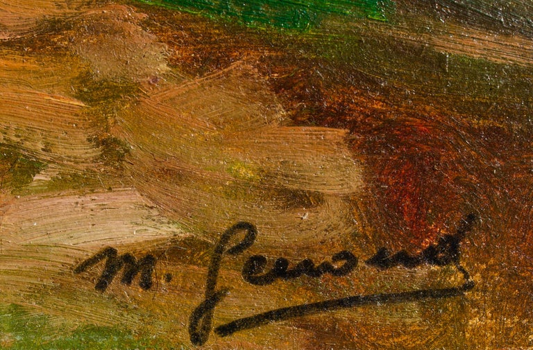 Maurice Léonard - Colorful French Townscape by Impressionist Maurice ...