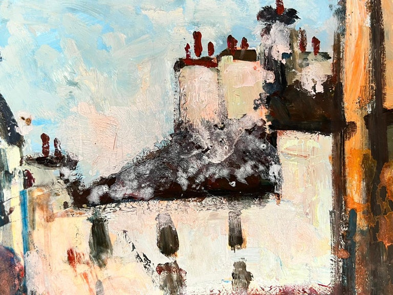 Maurice Mazeilie - Maurice Mazeilie - French Oil - Town Landscape With ...