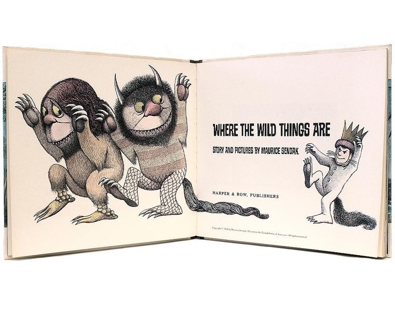 Maurice Sendak, Where The Wild Things Are, Signed With An Original ...