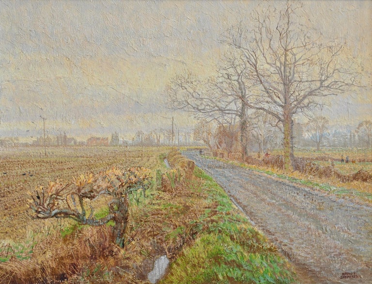 Maurice Sheppard - Road to Groombridge, Sussex - English Winter ...