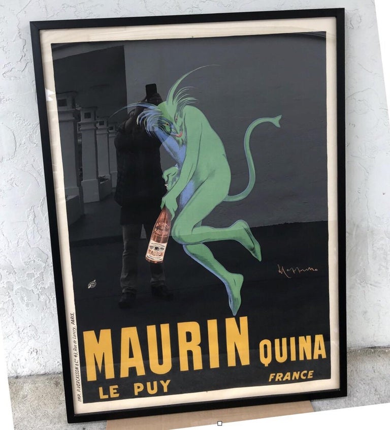 "Maurin Quina" Apertif Advertising Poster For Sale at 1stDibs