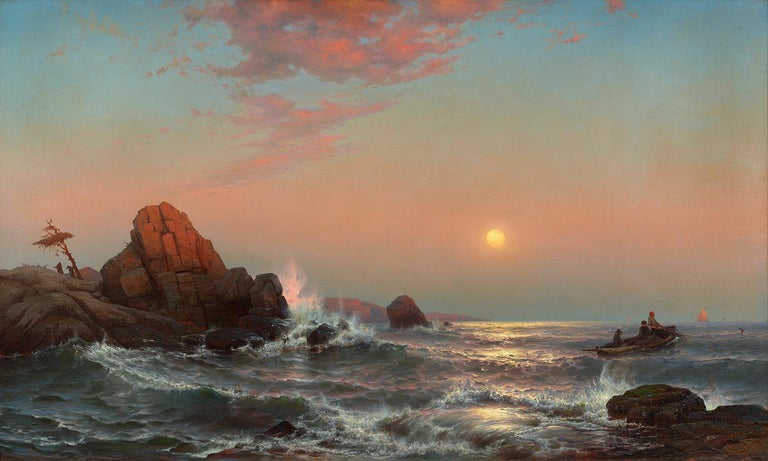 Mauritz Frederick Hendrick de Haas - Sunset on the Coast For Sale at ...