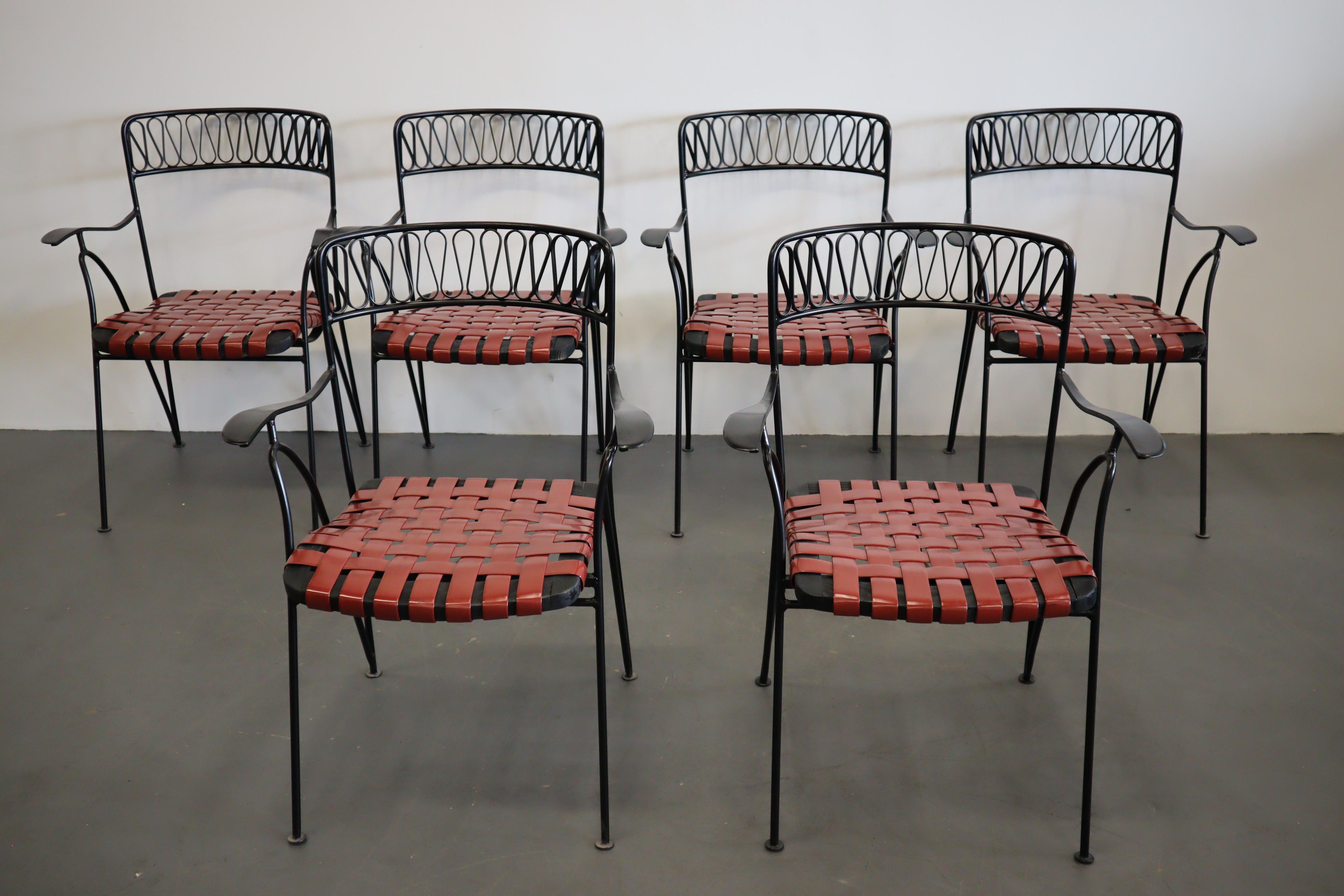 Maurizio Tempestini For Salterini Ribbon Dining Table and Chairs at 1stDibs
