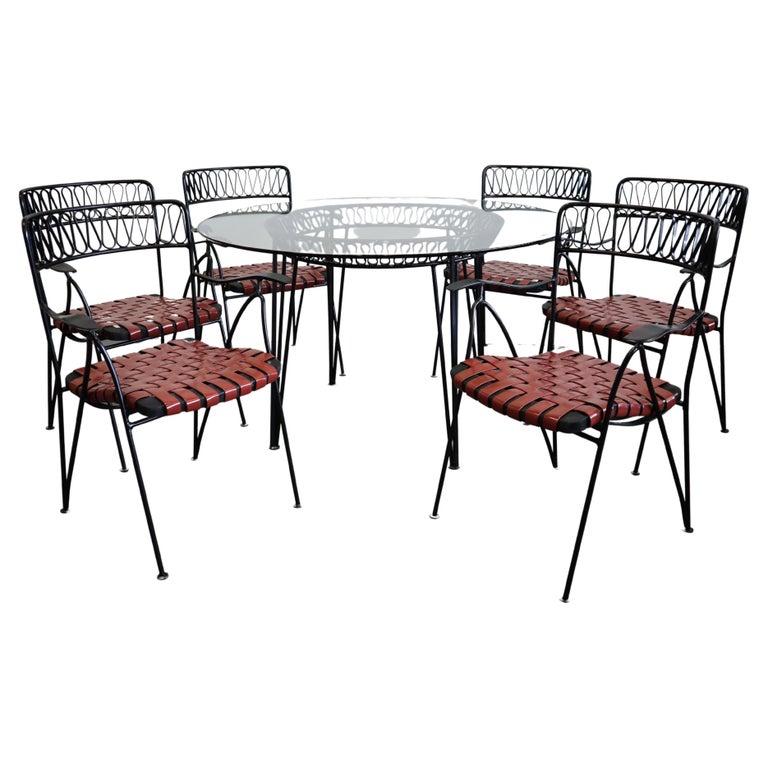 Maurizio Tempestini For Salterini Ribbon Dining Table and Chairs at 1stDibs