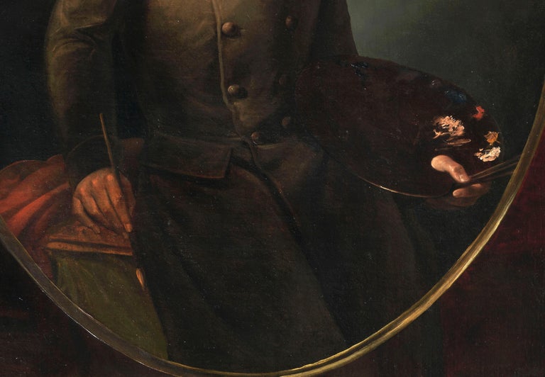 Mauro Conconi - Portrait of the Painter Carlo Bellosio For Sale at 1stDibs