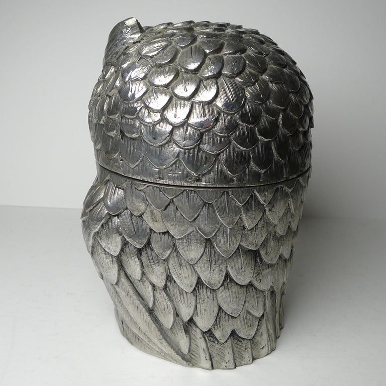 Mauro Manetti, Florence, Italy - Owl Ice Bucket c.1960 For Sale at 1stDibs