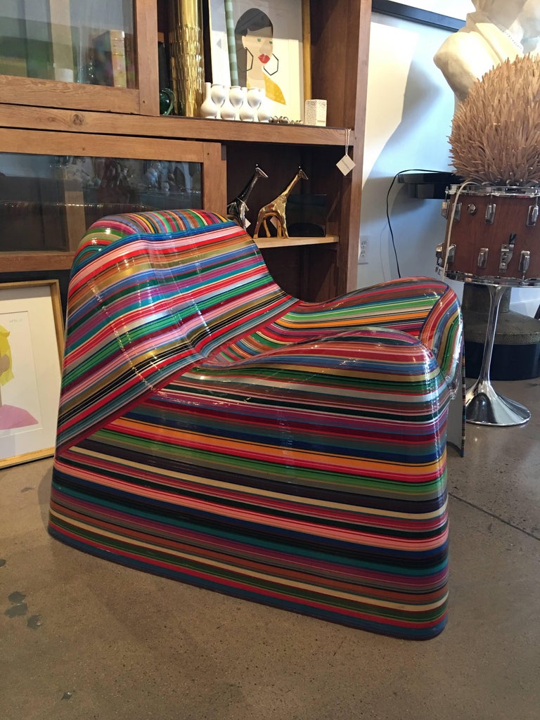 Mauro Oliveira "Hard Candy" Painted Chair For Sale at 1stDibs