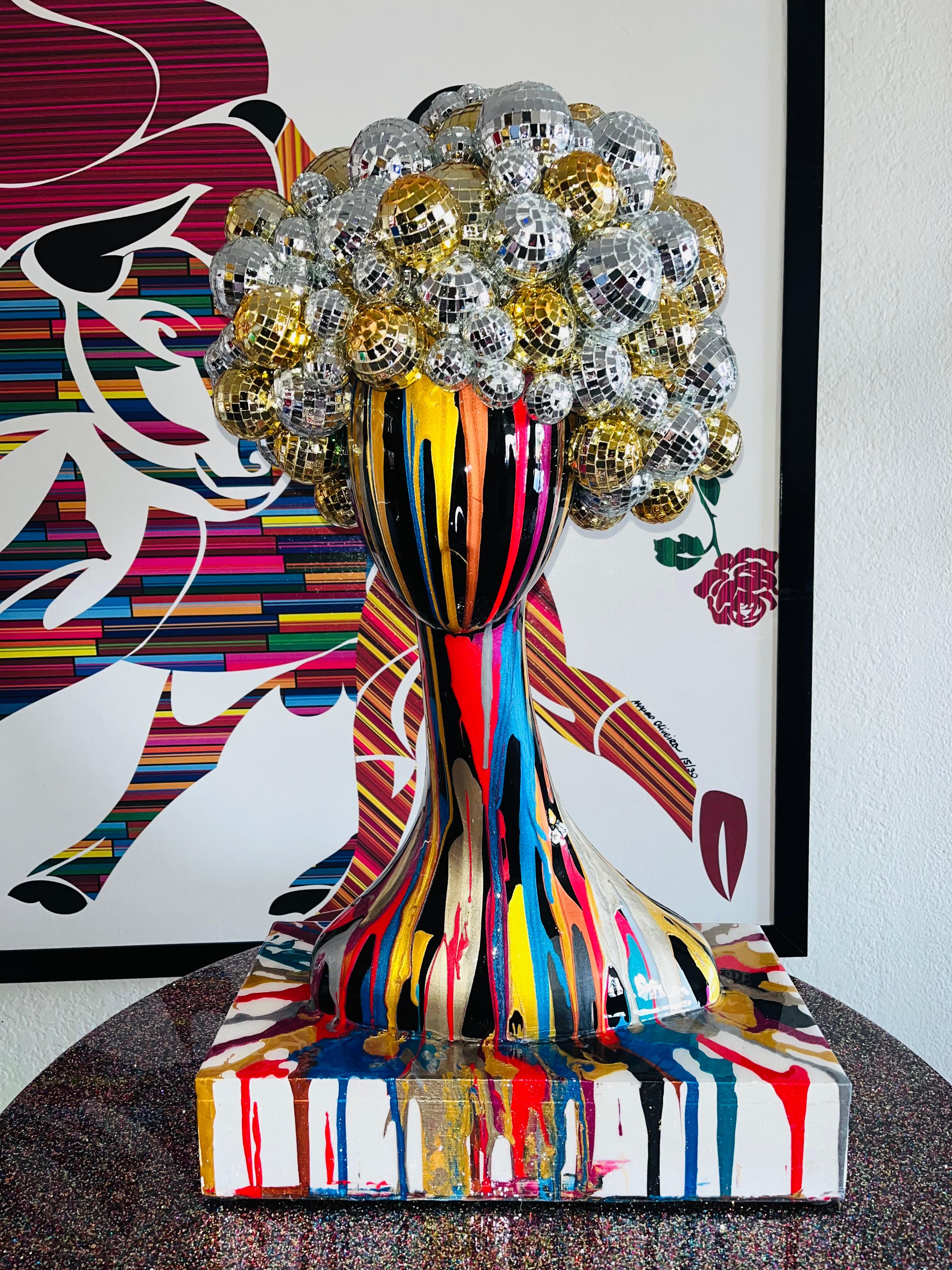Mauro Oliveira - DISCO QUEEN II (Escultura original y única de arte POP ...