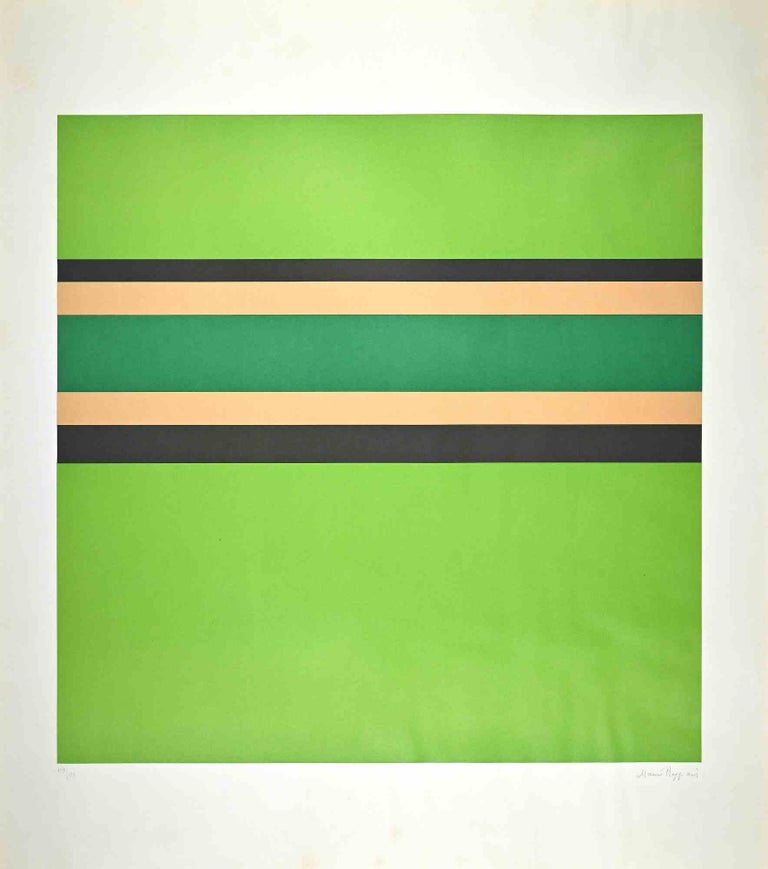 Mauro Reggiani - Green Composition - Screen Print by Mauro Reggiani ...