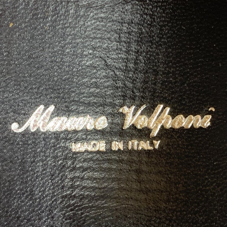 MAURO VOLPONI Size 8.5 Tan Textured Velcro Closure Trainers For Sale at ...