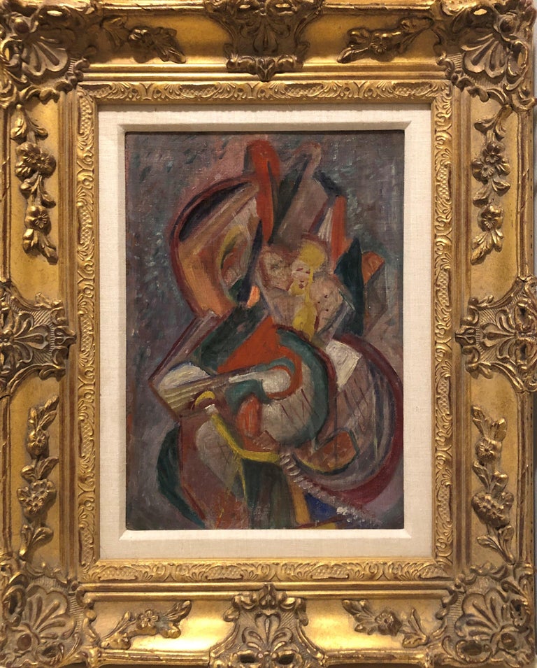 Max Arthur Cohn - "Composition," Max Arthur Cohn, Abstract Figurative ...