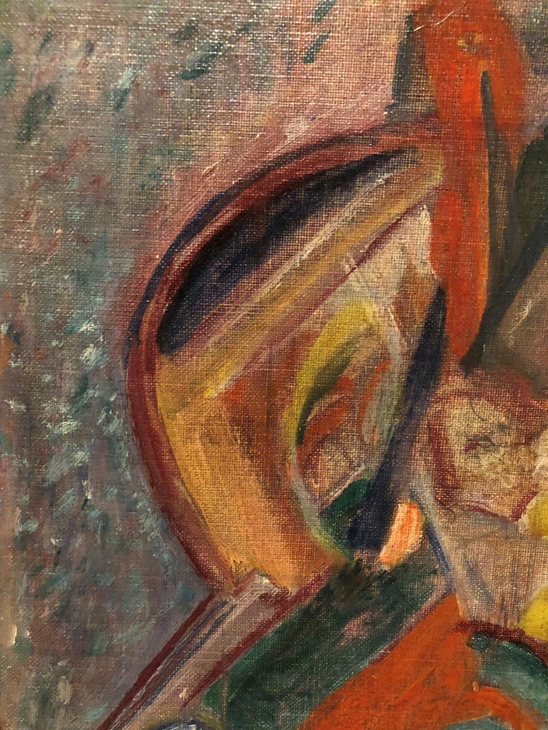 Max Arthur Cohn - "Composition," Max Arthur Cohn, Abstract Figurative ...