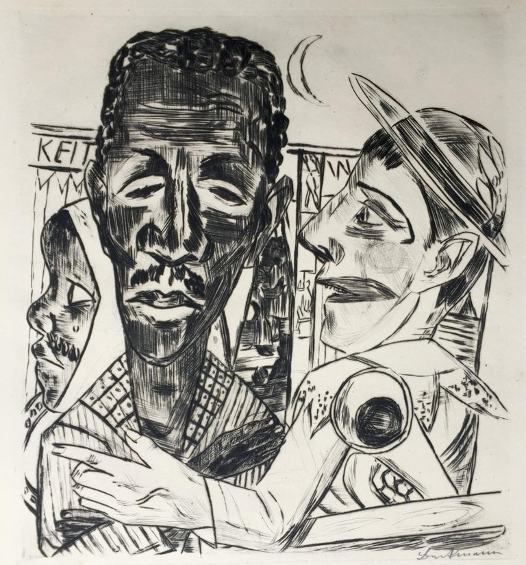 Max Beckmann - Der Neger (The Negro) For Sale at 1stDibs