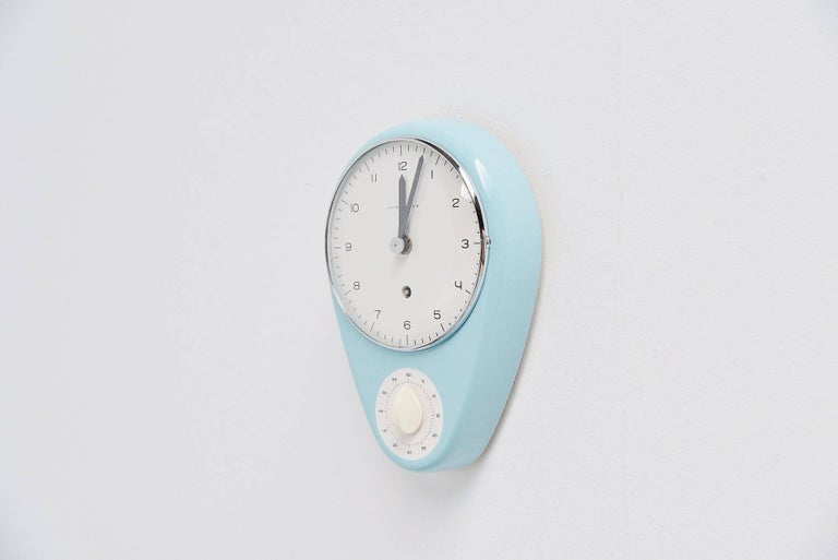 Max Bill Junghans Kitchen Clock, 1953 at 1stDibs