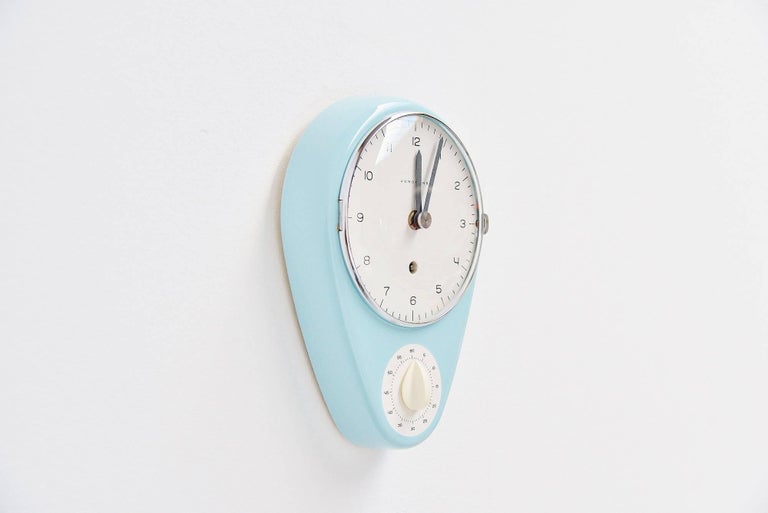 Max Bill Junghans Kitchen Clock, 1953 at 1stDibs