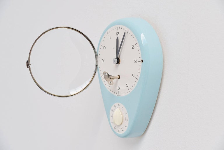 Max Bill Junghans Kitchen Clock, 1953 at 1stDibs