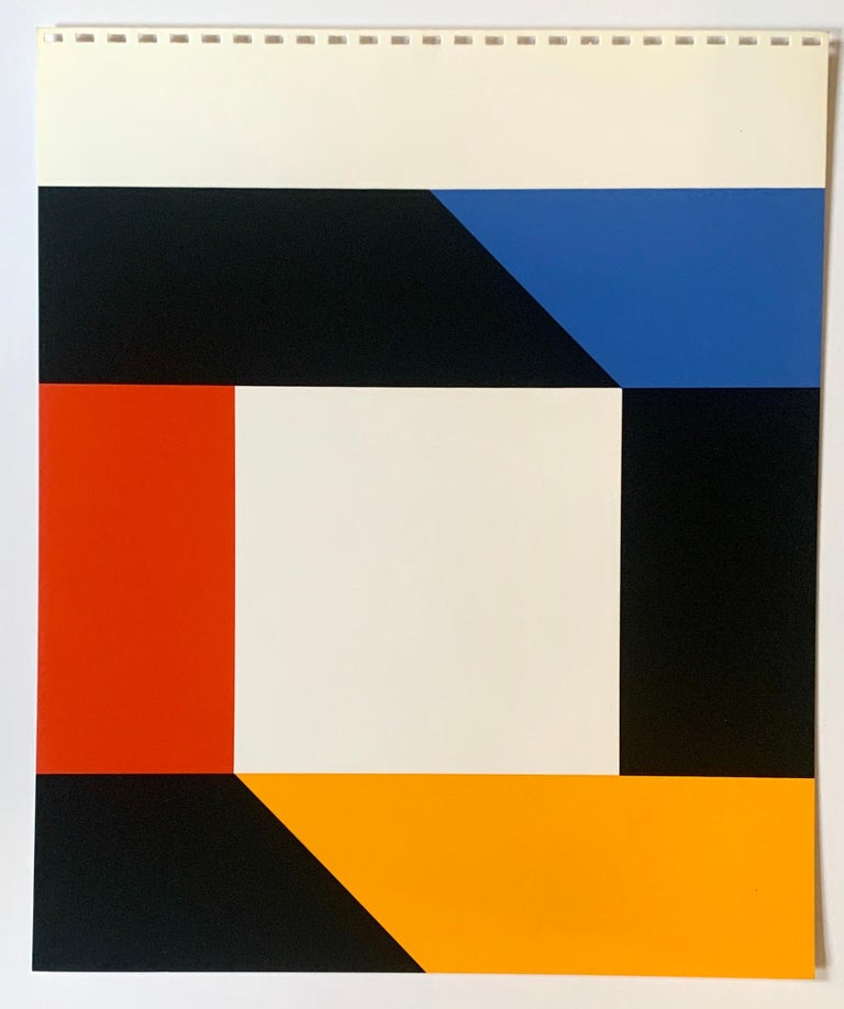 1971 "Ein Domberger Siebdruck-Kalender" Max Bill Silkscreen For Sale at ...