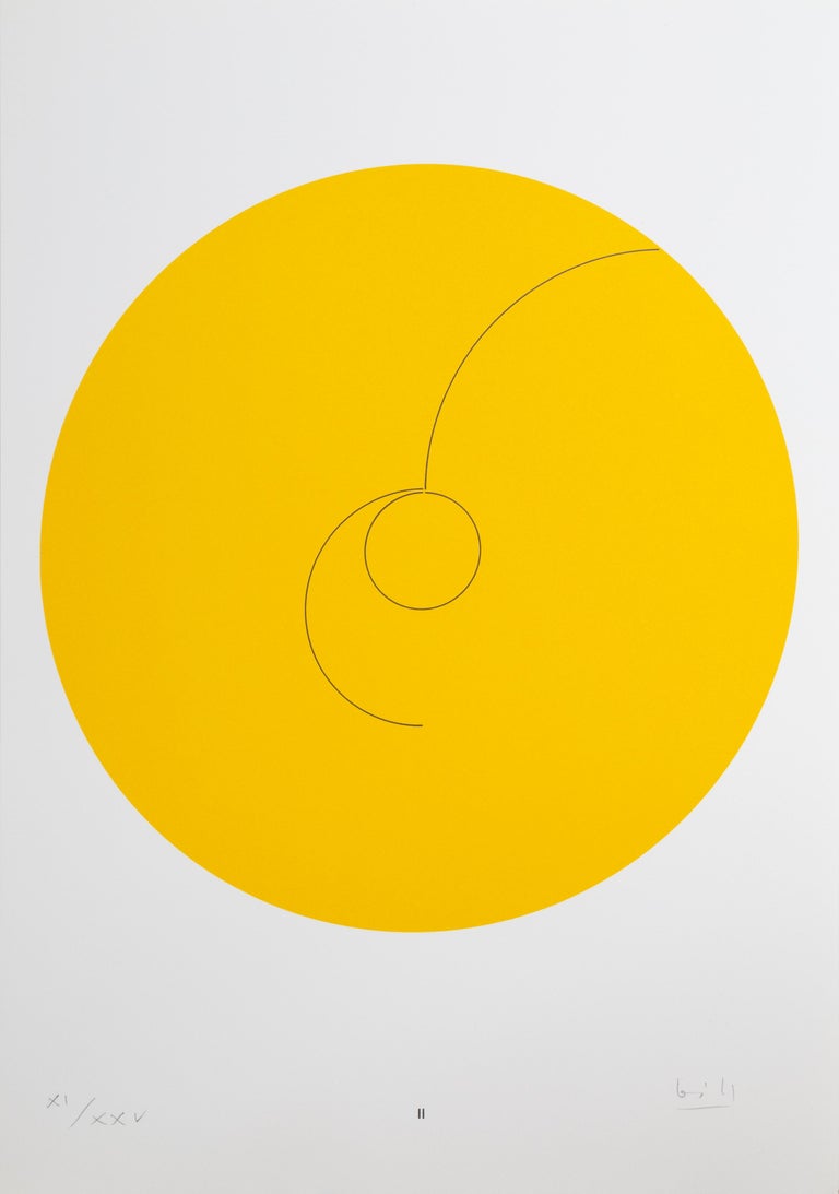 Max Bill - Constellations II, Minimalist Lithograph by Max Bill 1974 at ...