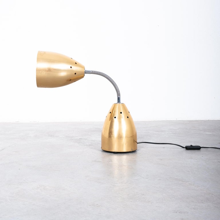 Max Bill Sun Desk Lamp Gold Anodized Aluminum, Switzerland 1955 For ...