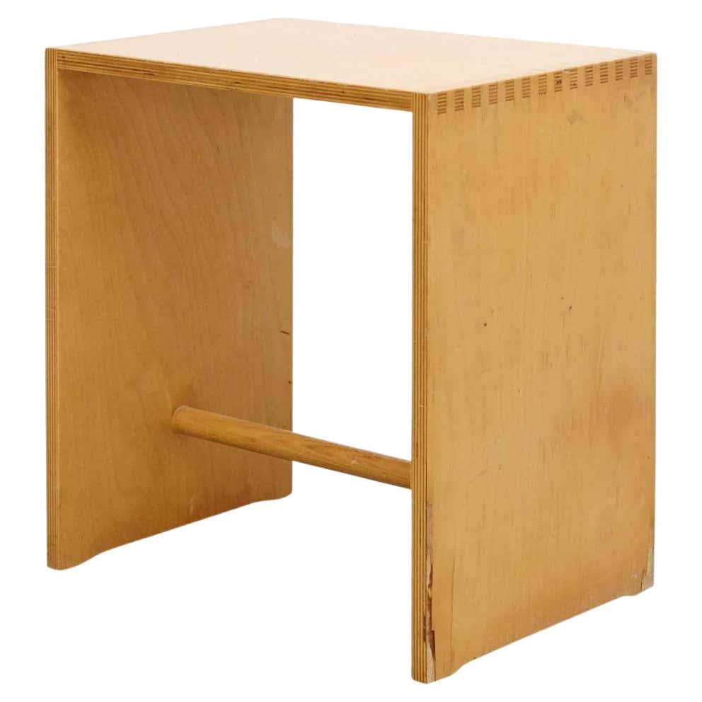 Max Bill Ulm Laminated Wood Stool, circa 1950 For Sale at 1stDibs