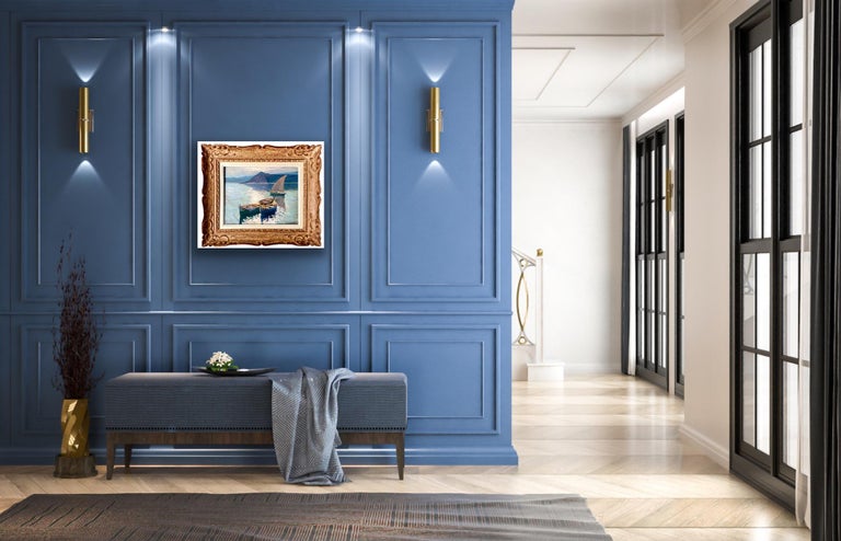 Max Bouvet - 19th century French impressionist painting Mediterranean ...