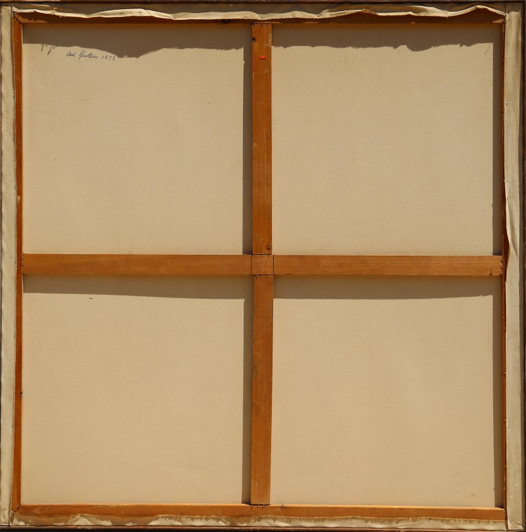 Max Epstein - Large Geometric Abstract Painting by Max Epstein For Sale ...