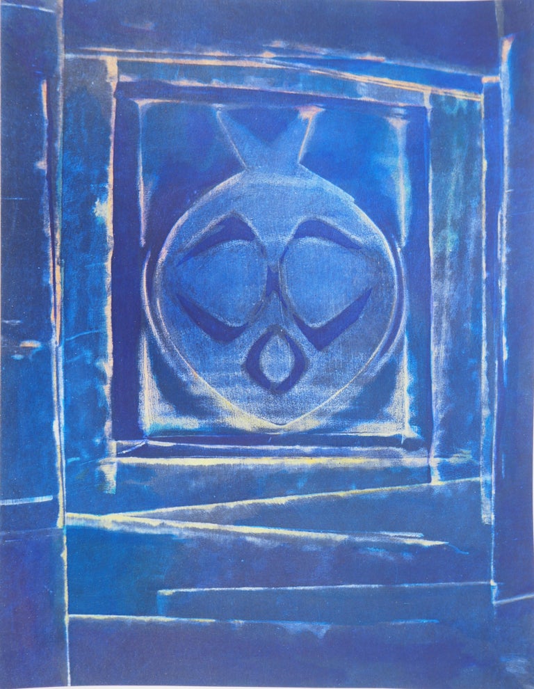Max Ernst - Composition with Blue Vase - Lithograph and stencil, 1958 ...