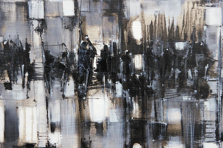 Max Gunther - Modern Gestural Black and White Abstract Expressionist ...